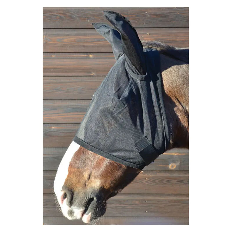 Hy Fly Mask With Ears in Black