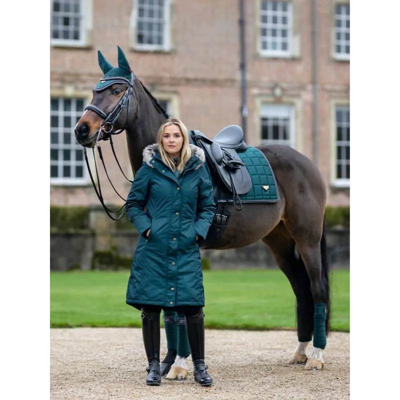 LeMieux Women's Loire Waterproof Riding Coat Spruce